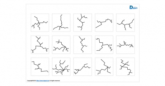 ひび割れ図形パーツ（パワーポイント／エクセル） | フリー素材、無料素材のDigipot